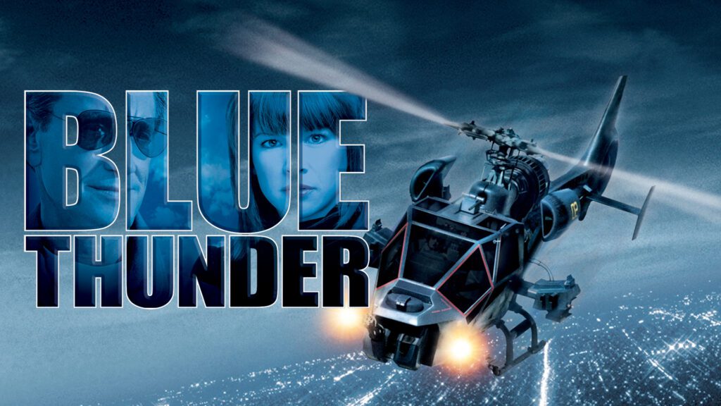 Blue Thunder starring Roy Scheider, Warren Oates & Daniel Stern