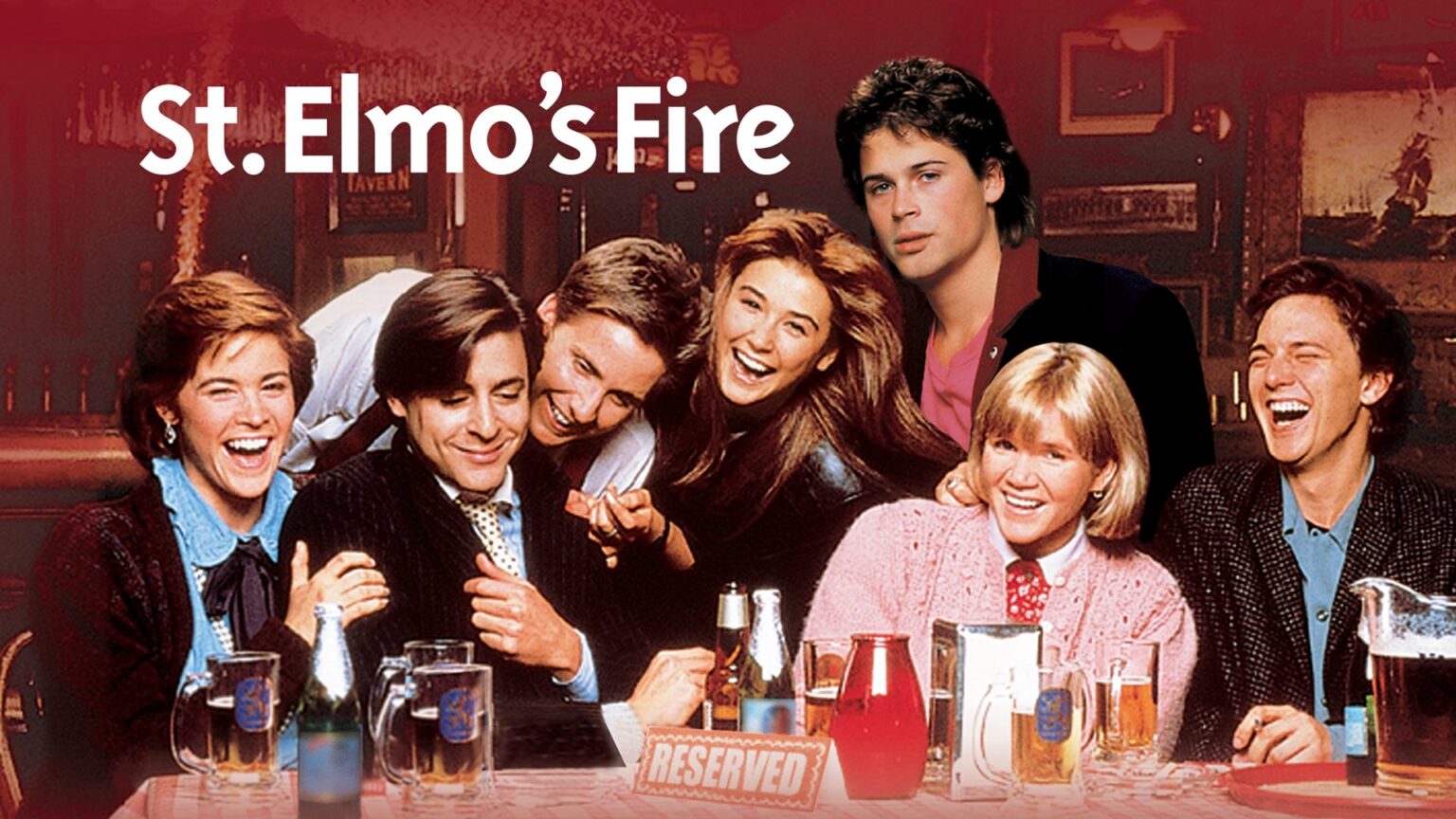 St. Elmo's Fire starring Rob Lowe, Emilio Estevez & Demi Moore